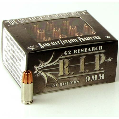 9mm G2 Research RIP 96gr. Lead Free Hollow Point Ammo (20rds) - TALO ...